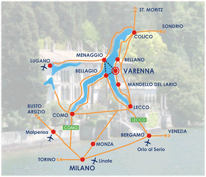 How to Reach Varenna